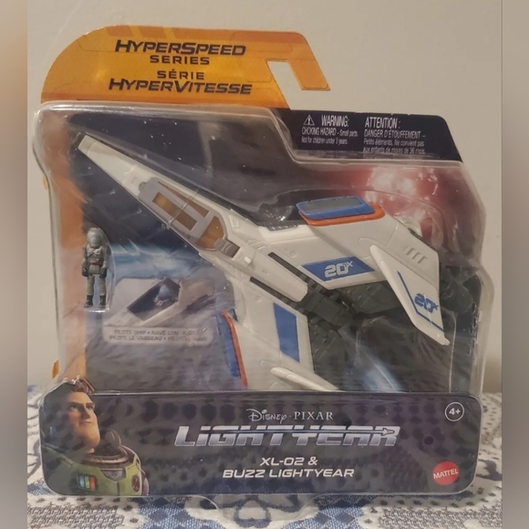 Mattel | Toys | Lightyear 222 Buzz Lightyear Xl02 Hyperspeed Series ...